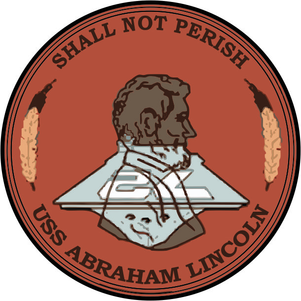 USS Abraham Lincoln CVN-72 Insignia Decal