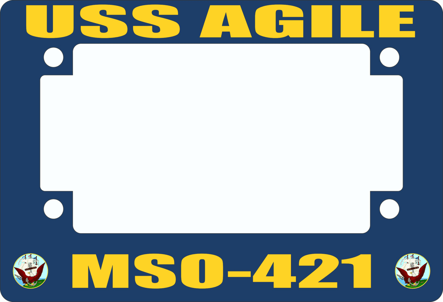 USS Agile MSO-421 Motorcycle Frame