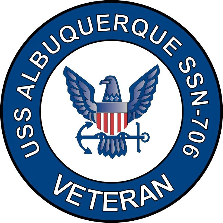 USS Albuquerque SSN-706 Veteran Decal Sticker