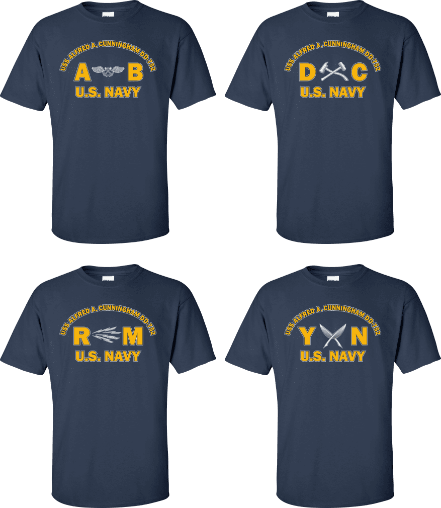 USS ALFRED A. CUNNINGHAM DD-752 Rates Apparel