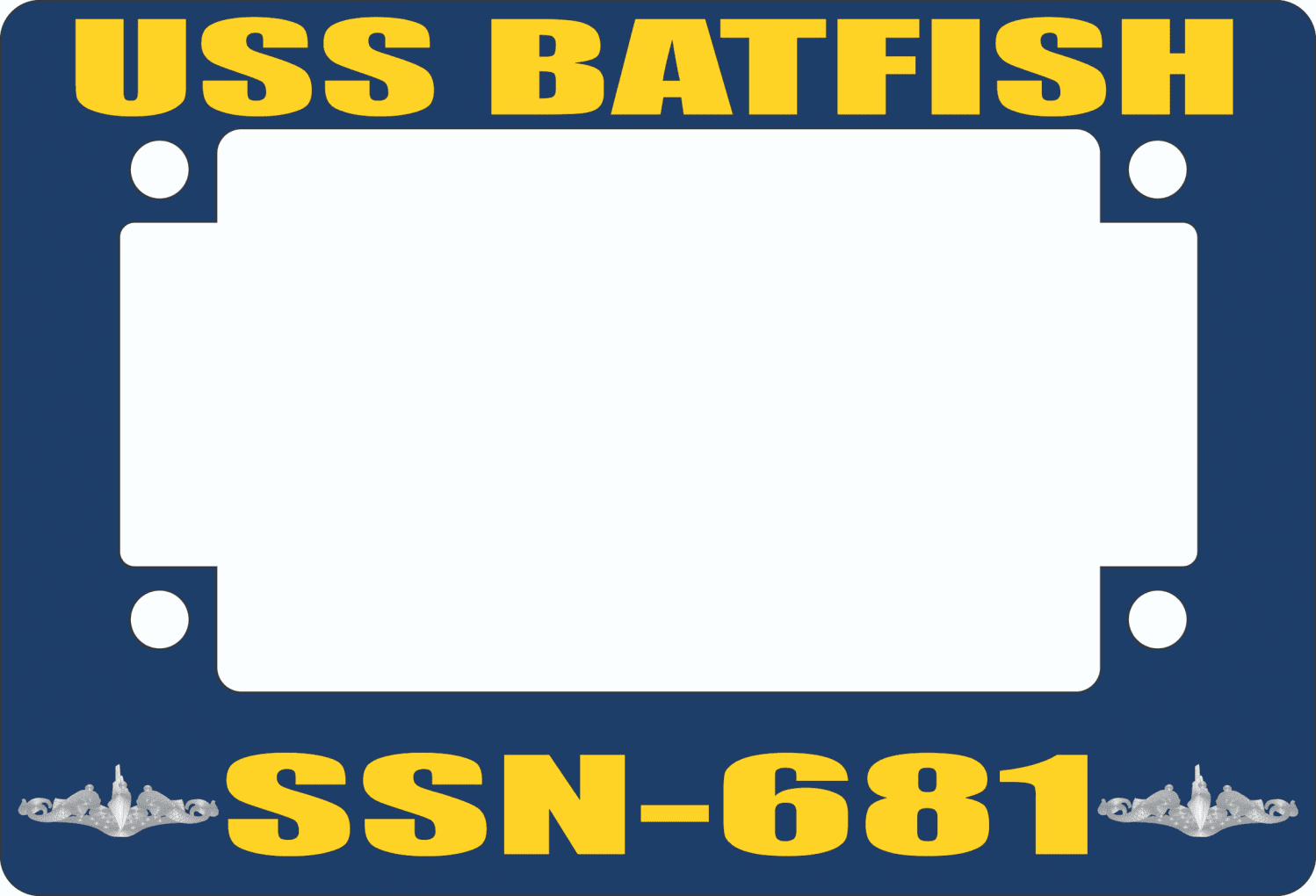 USS Batfish SSN-681 Motorcycle Frame