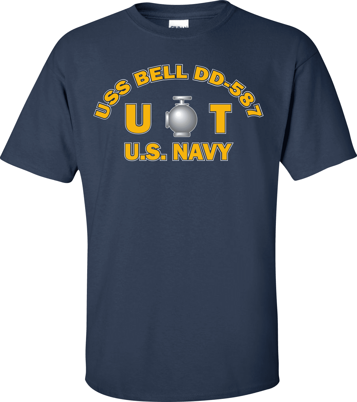 USS BELL DD-587 Rate UT Utilitiesman T-Shirt