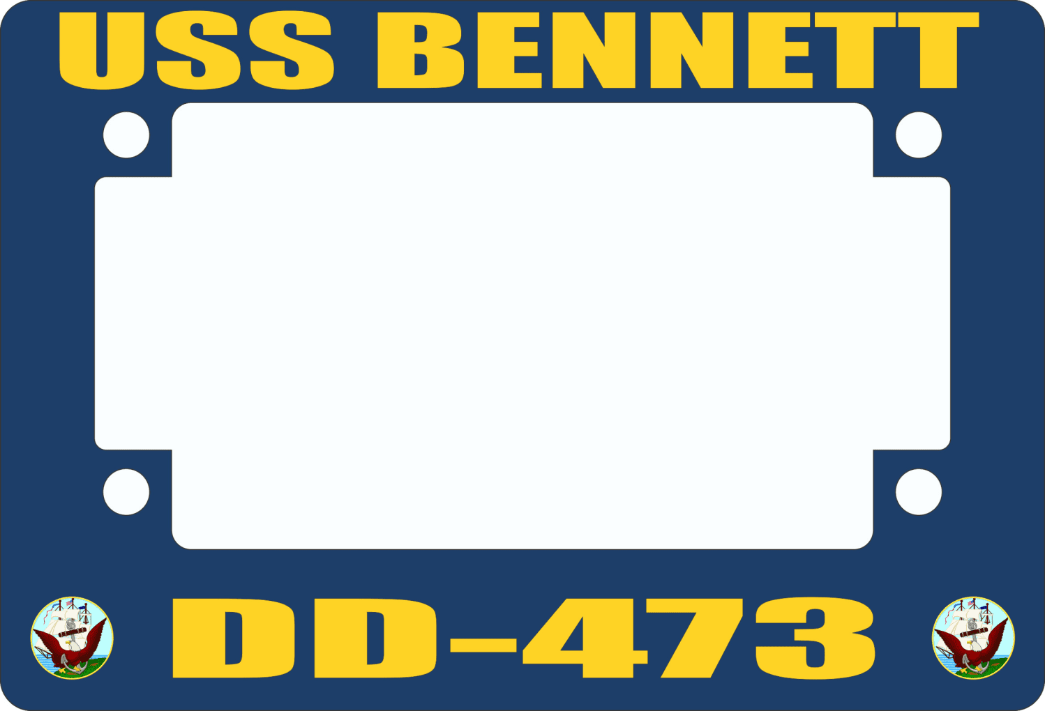 USS Bennett DD-473 Motorcycle Frame