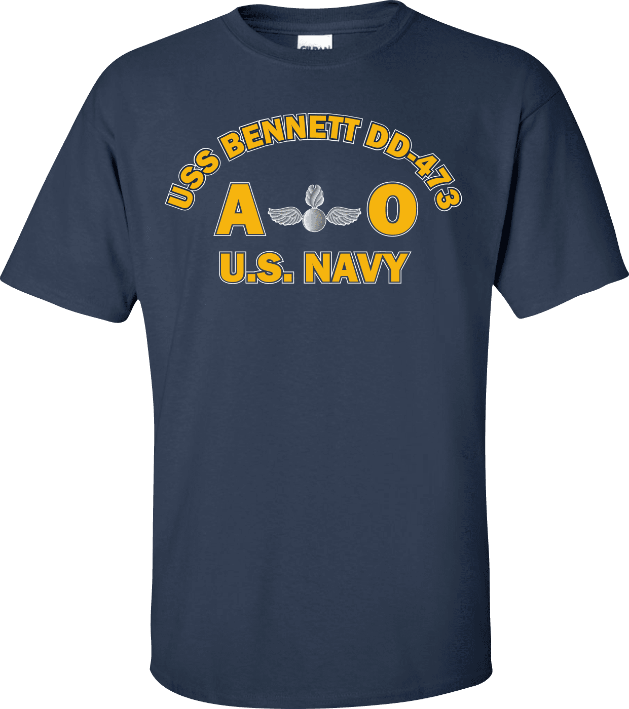 USS BENNETT DD-473 Rate AO Aviation Ordnanceman T-Shirt
