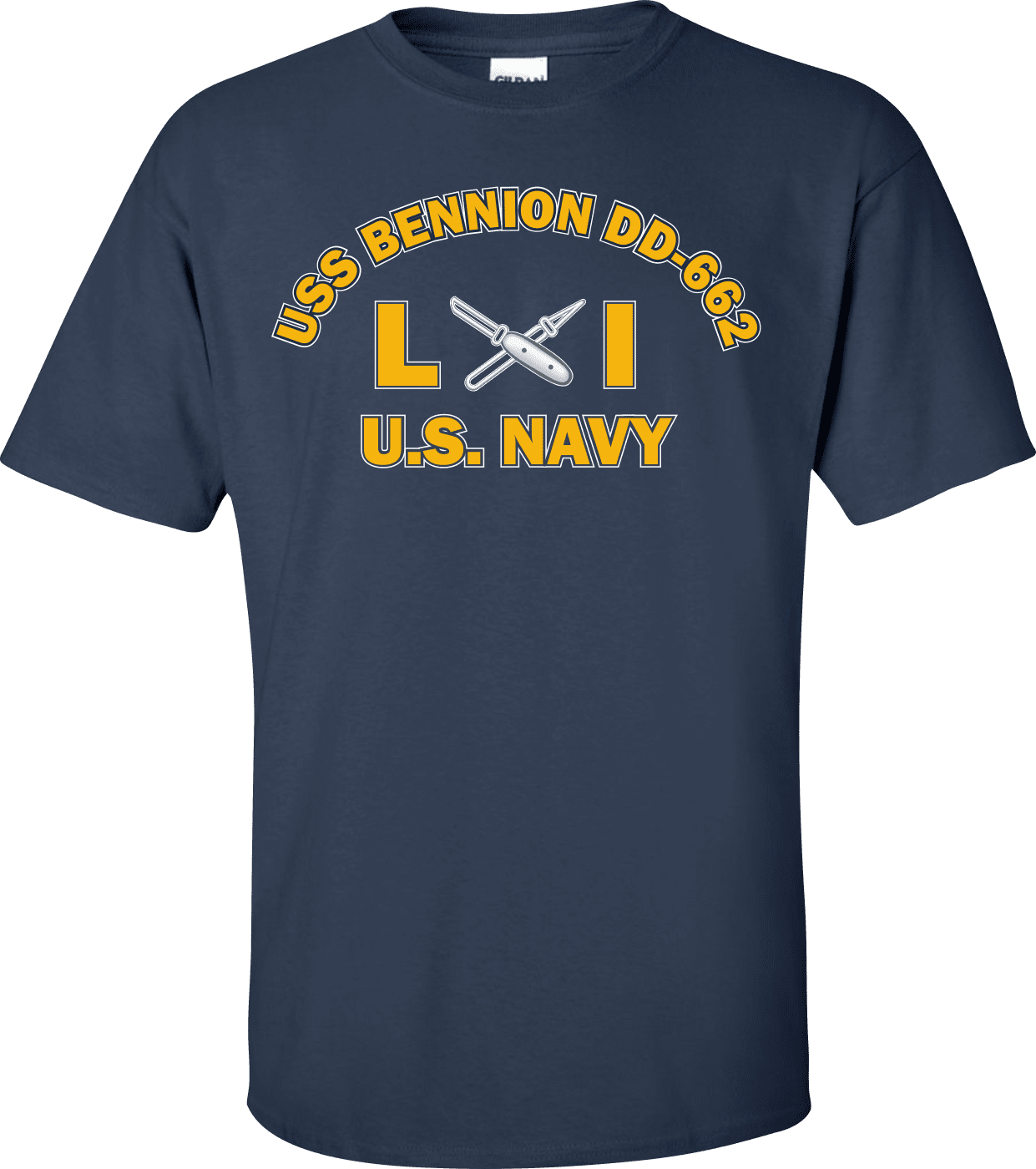 USS BENNION DD-662 Rate LI Lithographer T-Shirt