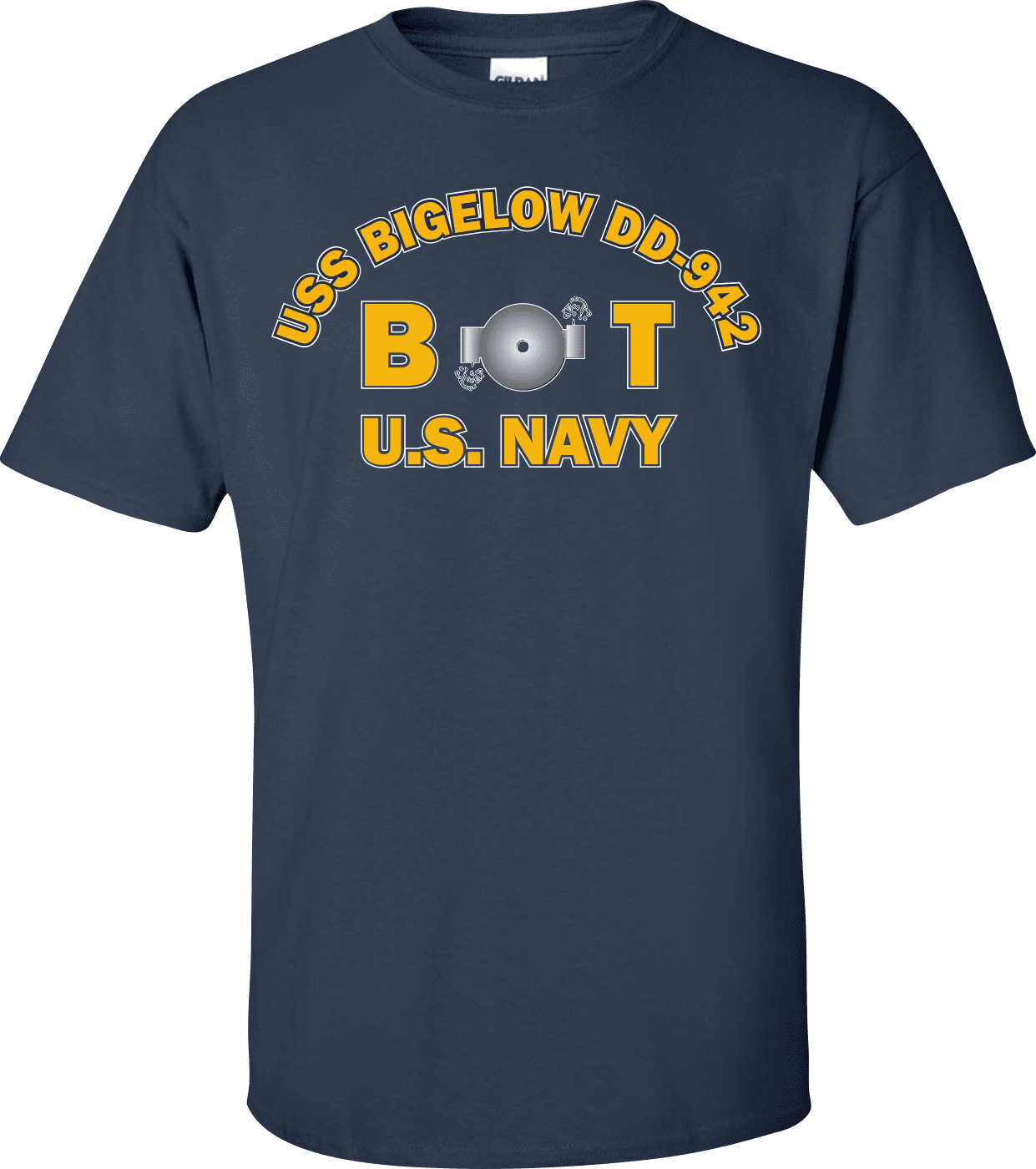 USS BIGELOW DD-942 Rate BT Boiler Technician T-Shirt