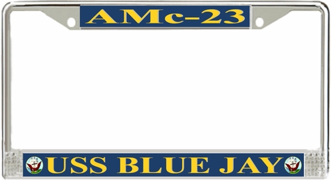 USS Blue Jay AMc-23 License Plate Frame