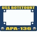 USS Botetourt APA-136 Motorcycle Frame