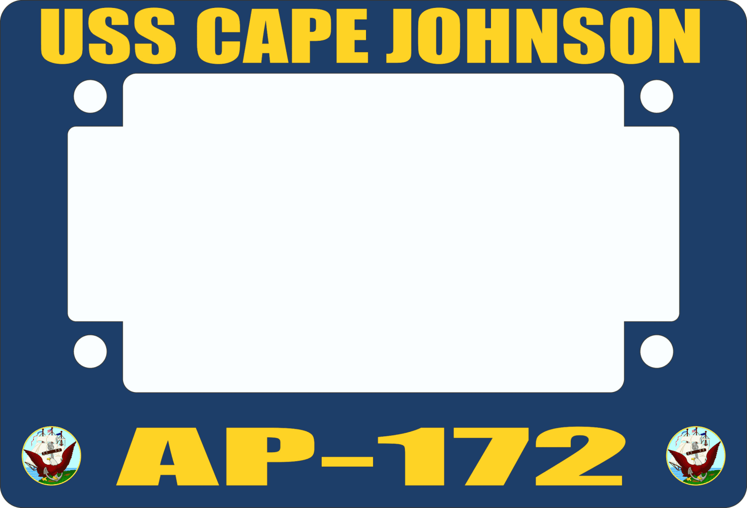 USS Cape Johnson AP-172 Motorcycle Frame