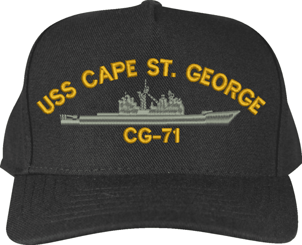 USS Cape ST. George CG-71 Custom Embroidered Cap