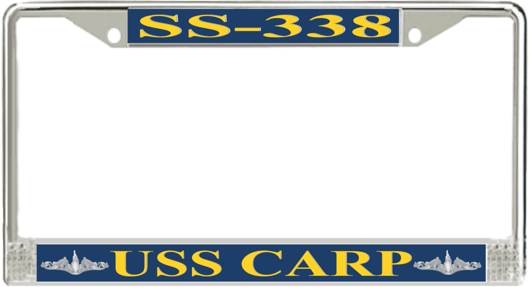 USS Carp SS-338 License Plate Frame