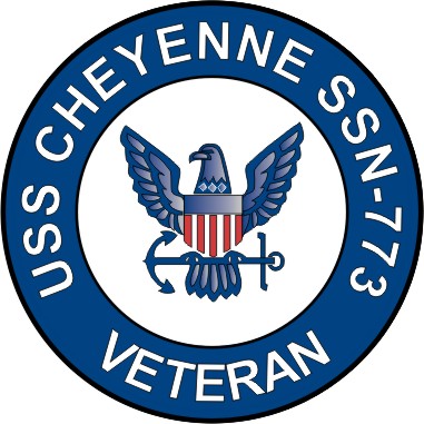 USS Cheyenne SSN-773 Veteran Decal Sticker