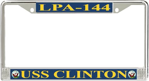 USS Clinton LPA-144 License Plate frame