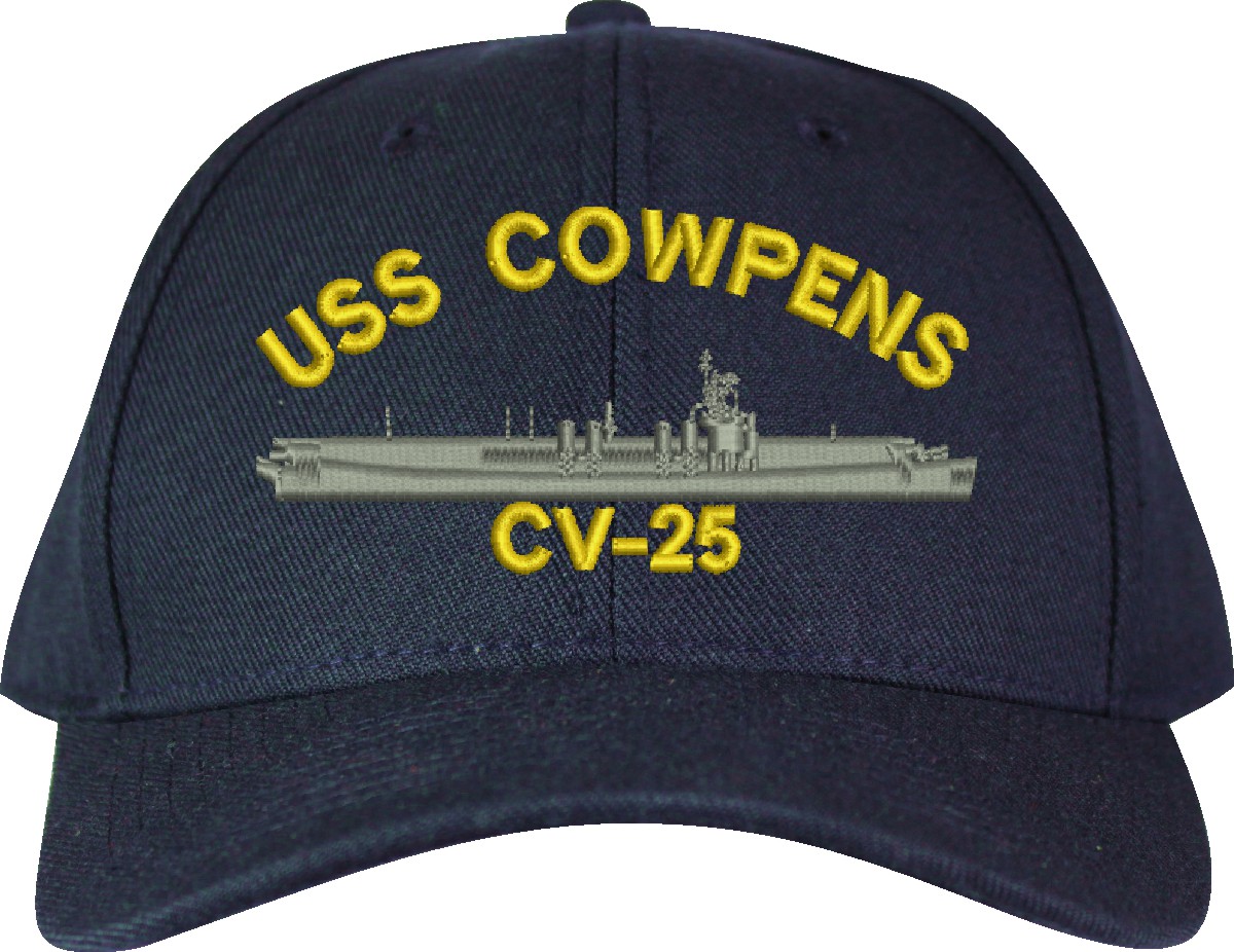 USS Cowpens CV-25 U.S. Made Cap
