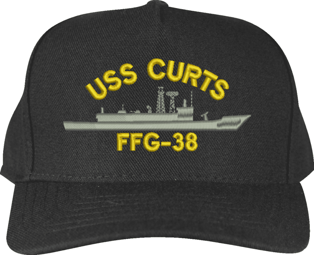USS Curts FFG-38 Custom Embroidered Cap