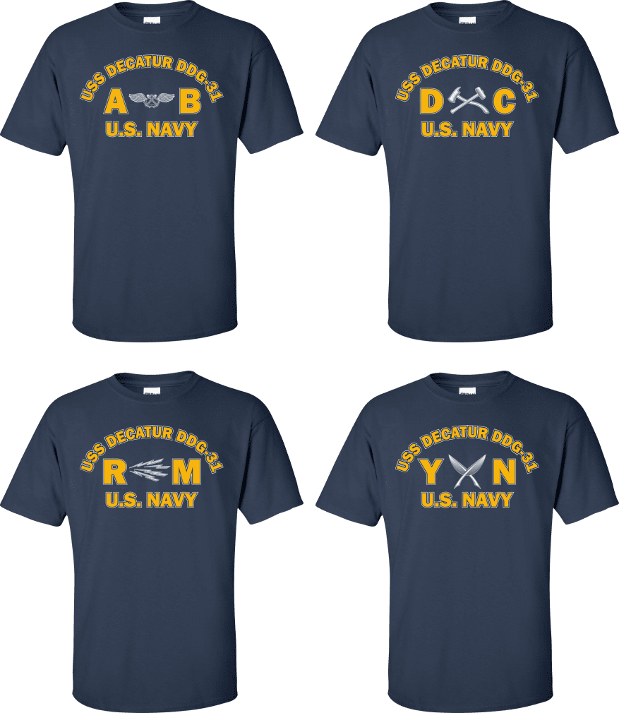 USS DECATUR DDG-31 Rates Apparel
