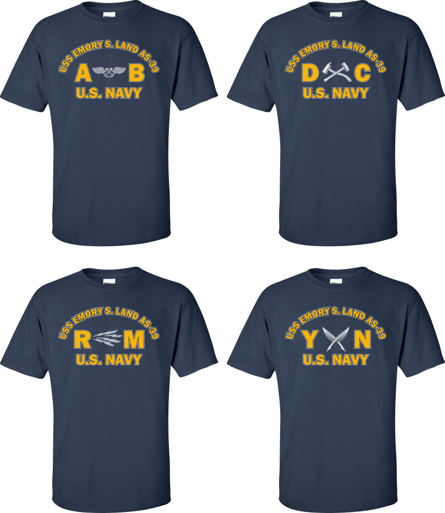 USS EMORY S. LAND AS-39 Rates Apparel