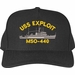 USS Exploit MSO-440 Ship Custom Embroidered Cap