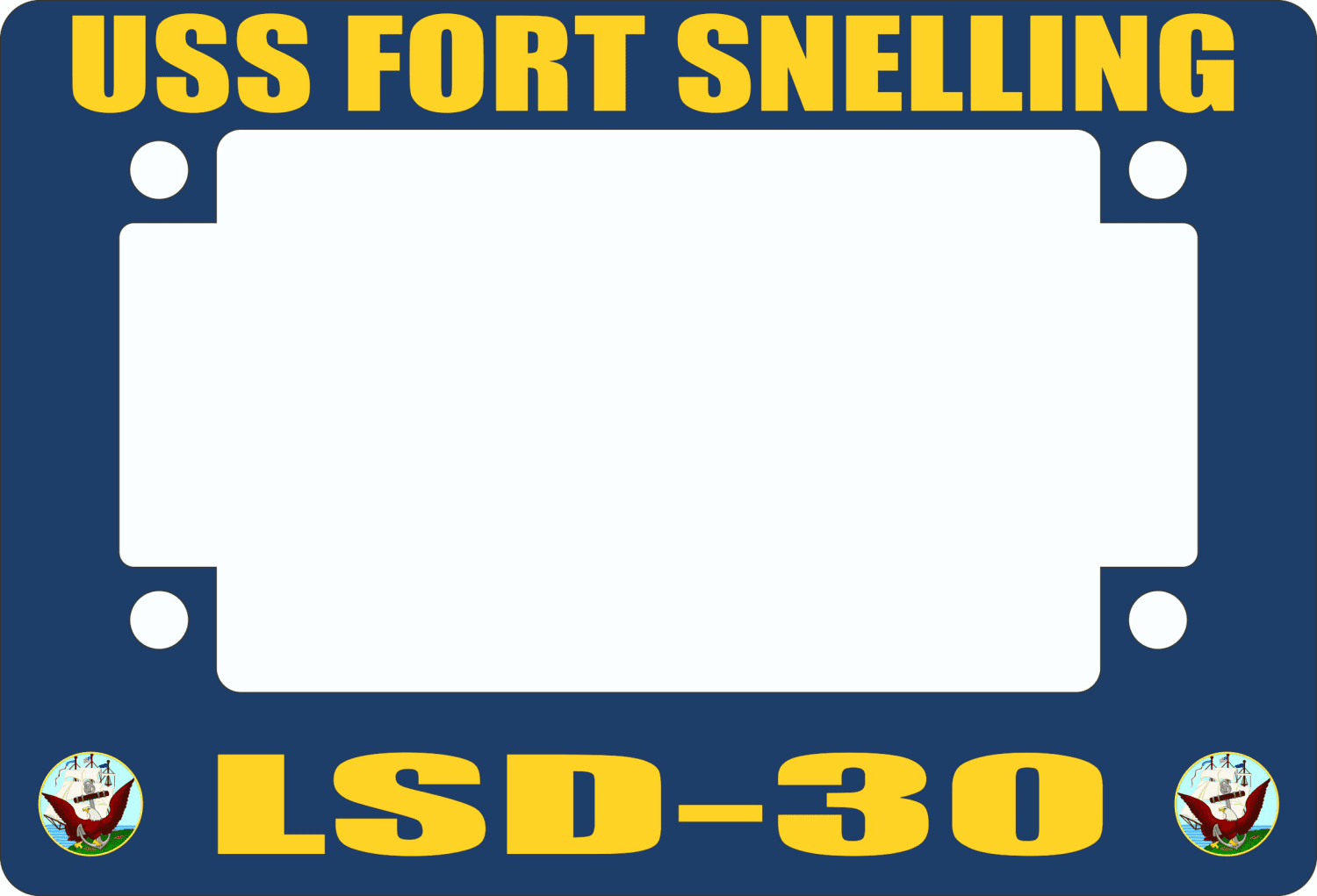 USS Fort Snelling LSD-30 Motorcycle Frame