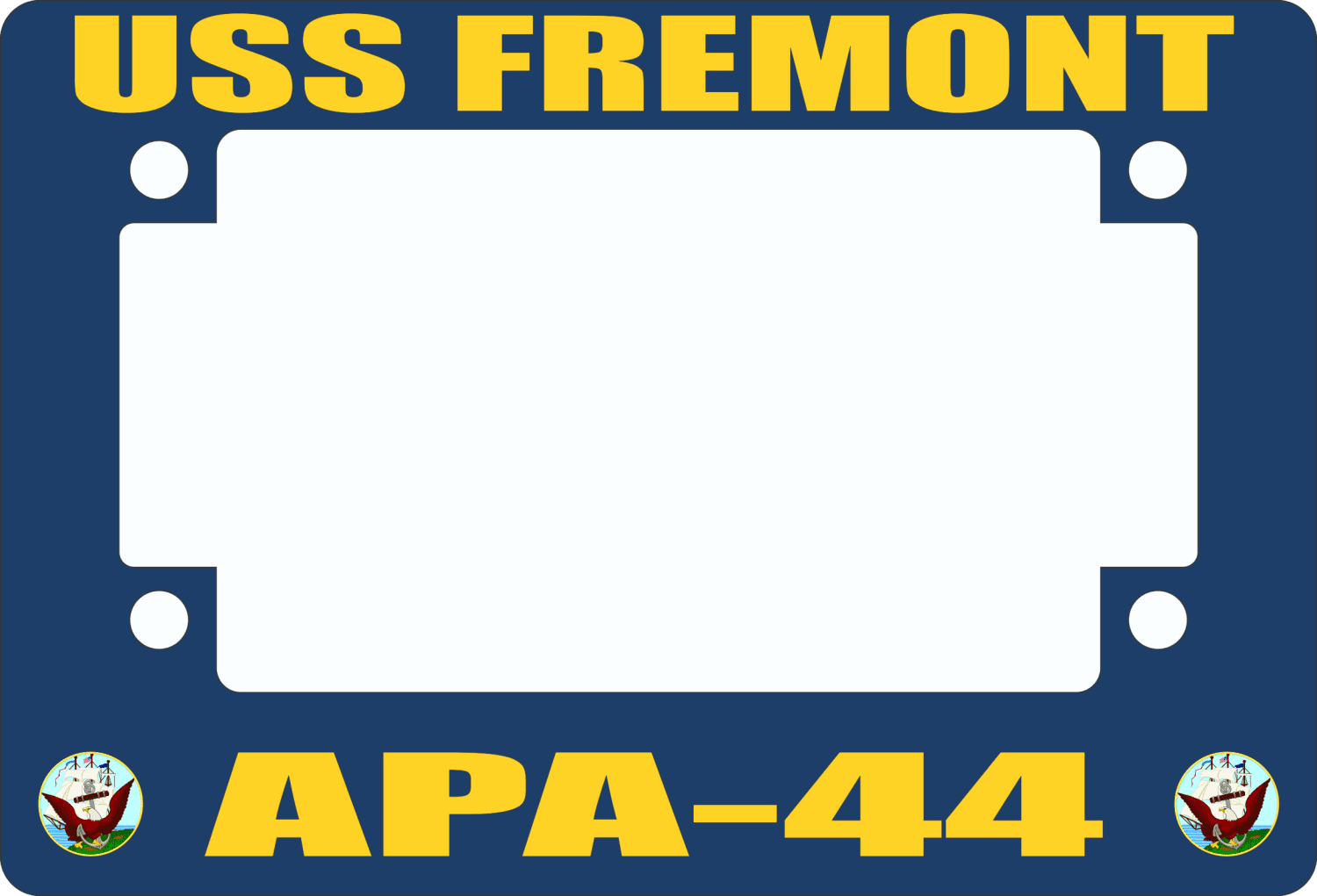USS Fremont APA-44 Motorcycle Frame