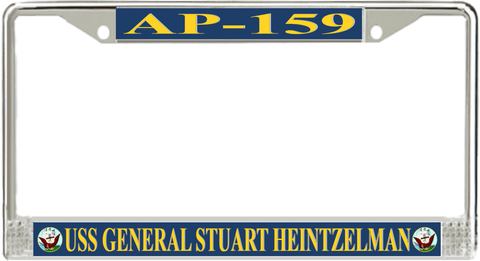 USS General Stuart Heintzelman AP-159 License Plate Frame