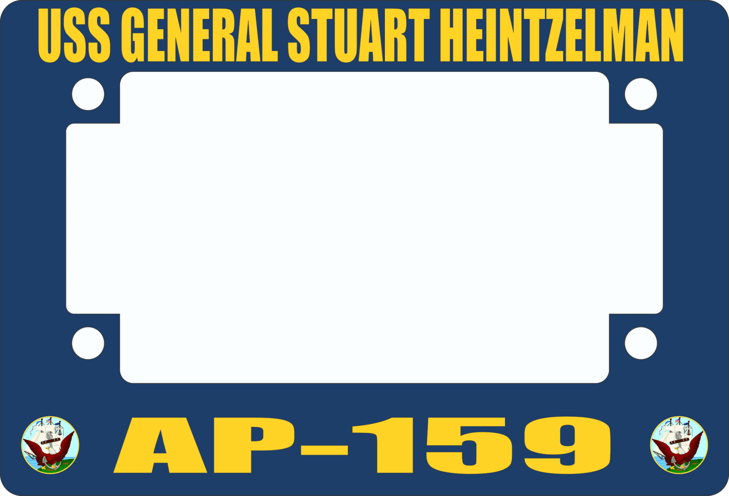 USS General Stuart Heintzelman AP-159 Motorcycle Frame