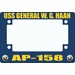 USS General W. G. Haan AP-158 Motorcycle Frame