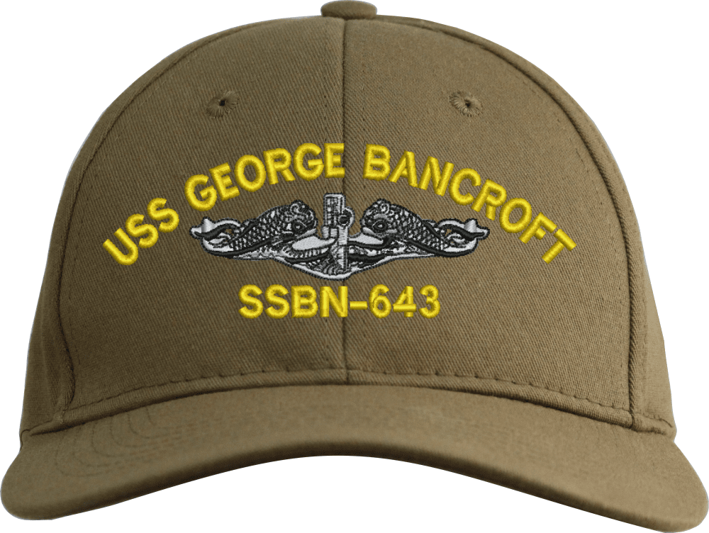 USS George Bancroft SSBN-643 Custom Embroidered Cap