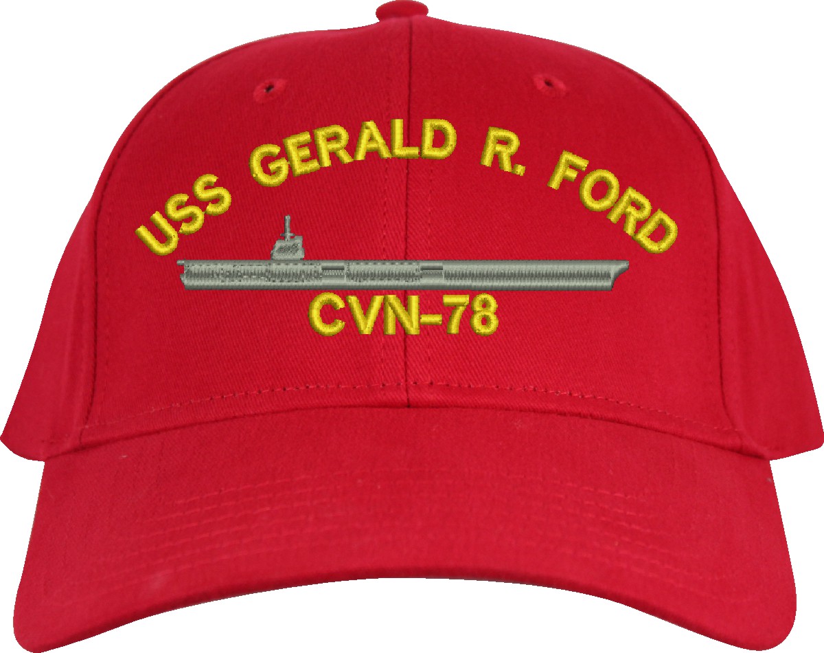 USS Gerald R. Ford CVN-78 Imported Cap