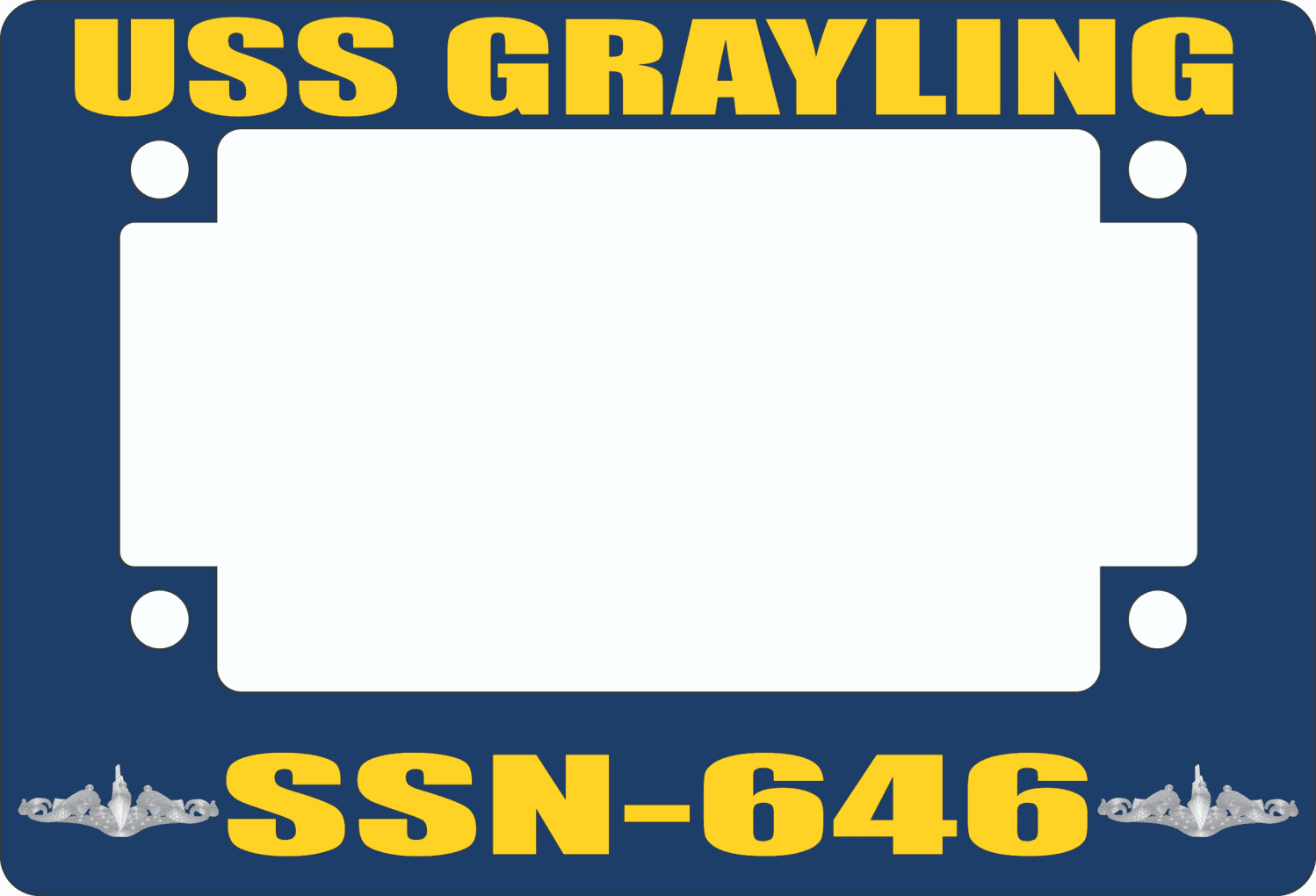 USS Grayling SSN-646 Motorcycle Frame