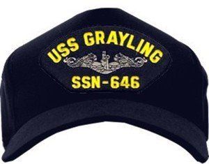 USS Grayling SSN-646 (Silver Dolphins) Emblematic Cap
