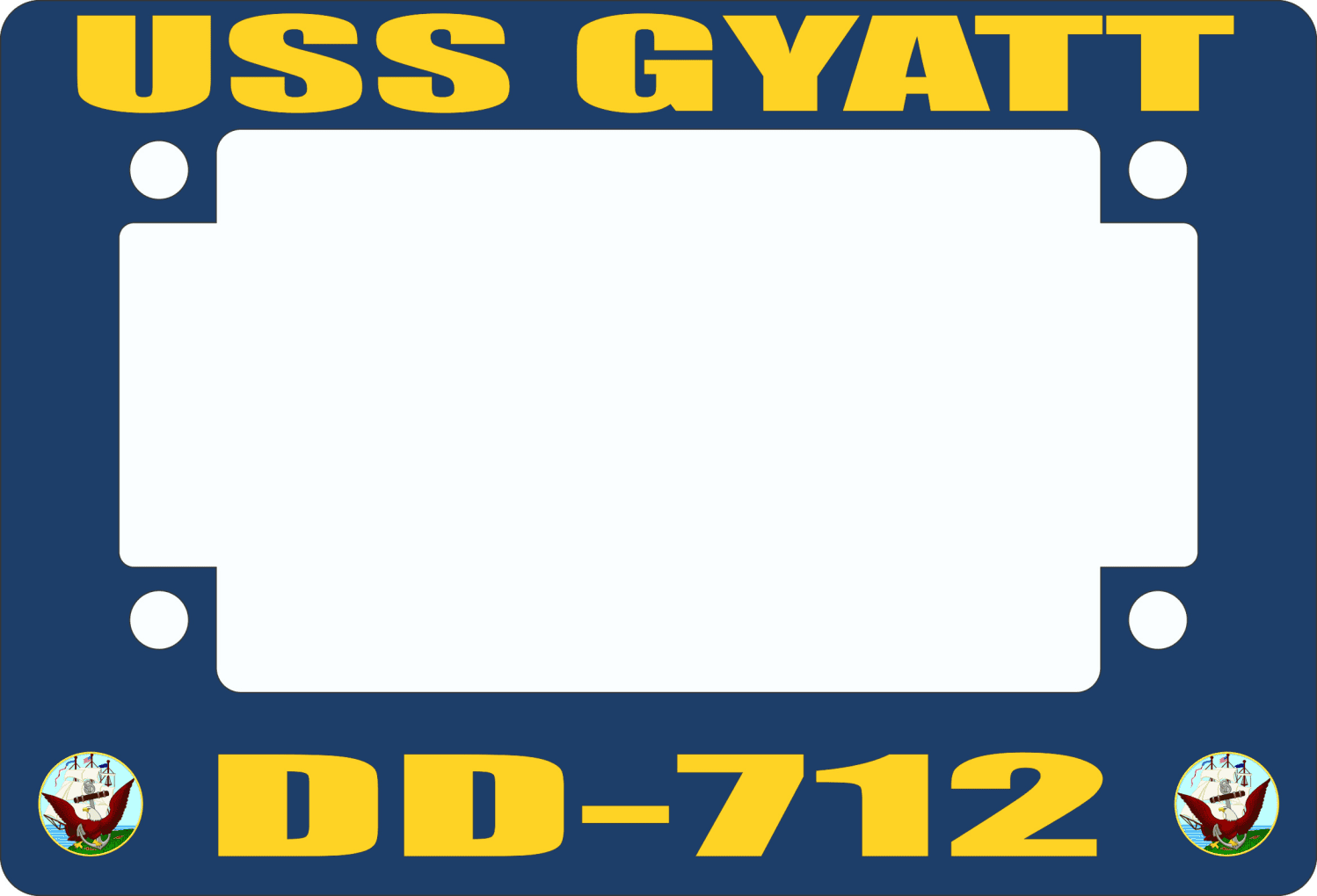 USS Gyatt DD-712 Motorcycle Frame