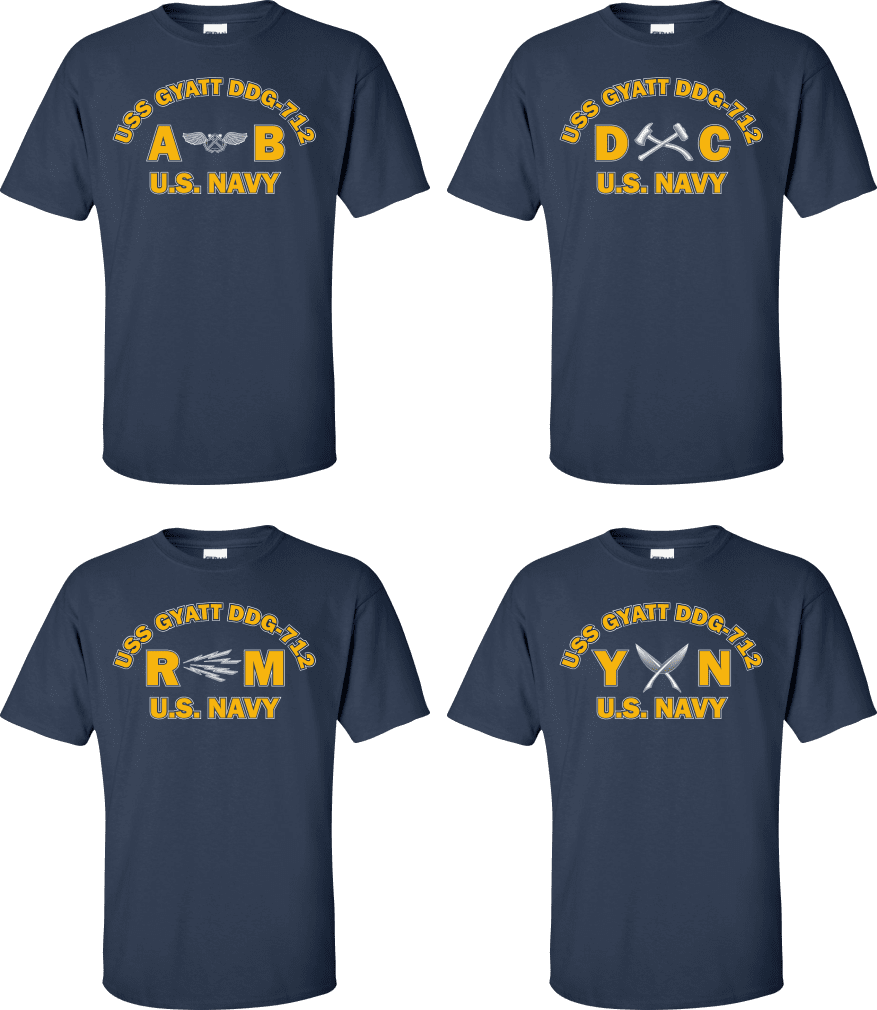 USS GYATT DDG-712 Rates Apparel