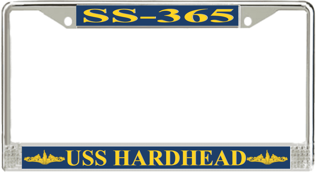 USS Hardhead SS-365 License Plate Frame