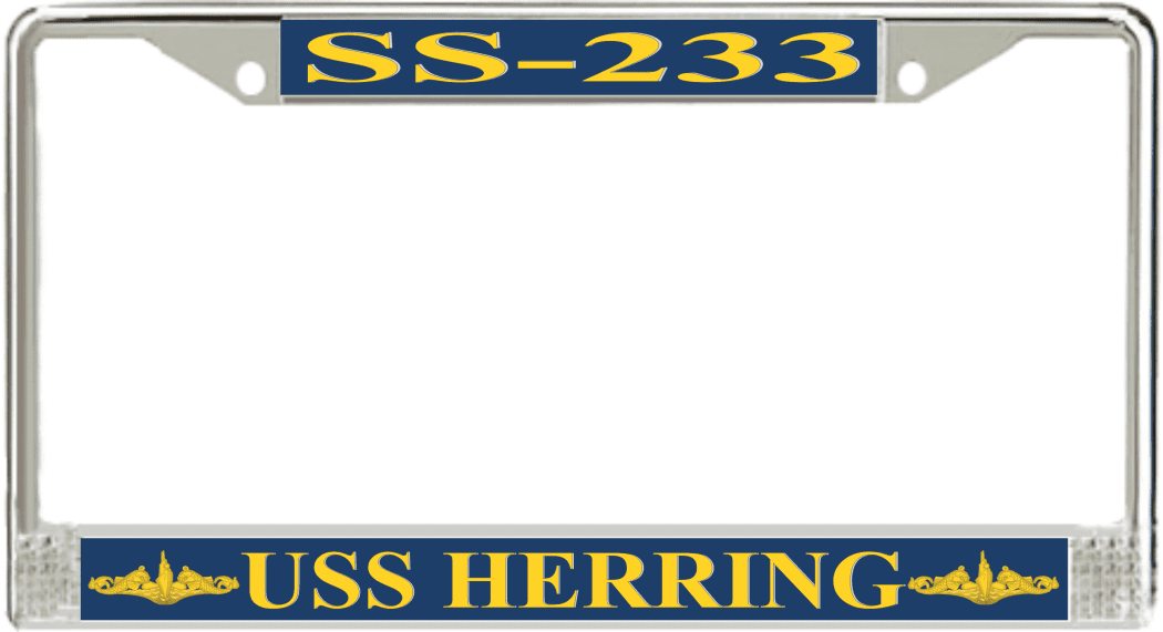 USS Herring SS-233 License Plate Frame