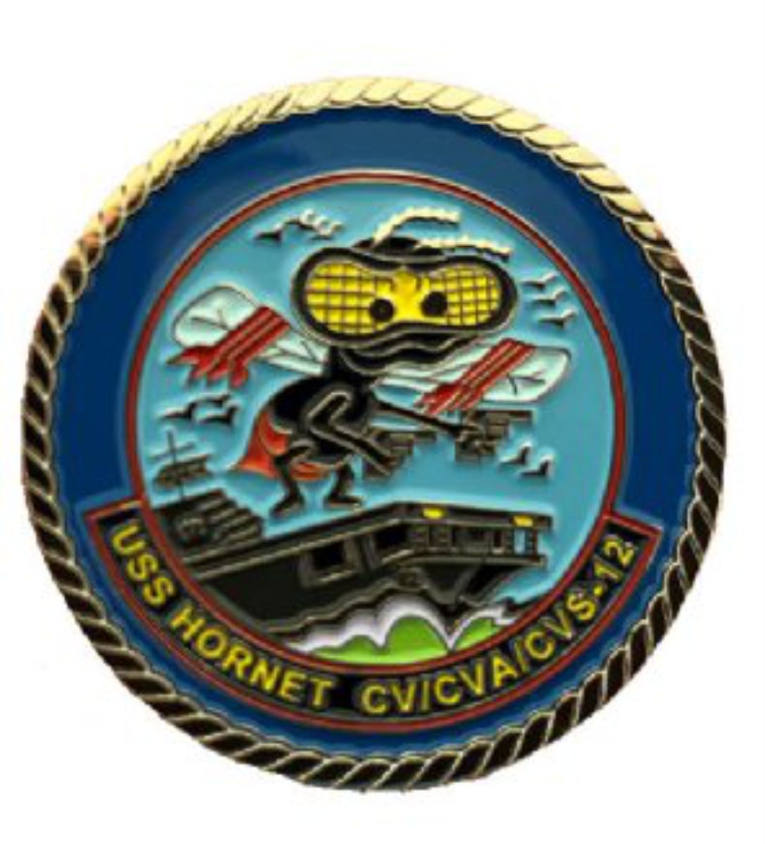 USS Hornet CV/CVA/CVS 12 (Officer) Challenge Coin