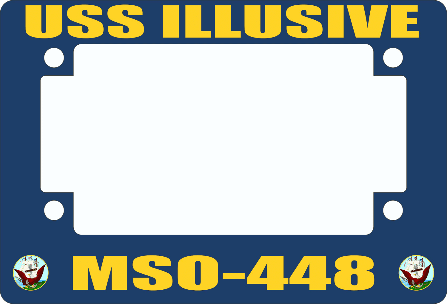 USS Illusive MSO-448 Motorcycle Frame
