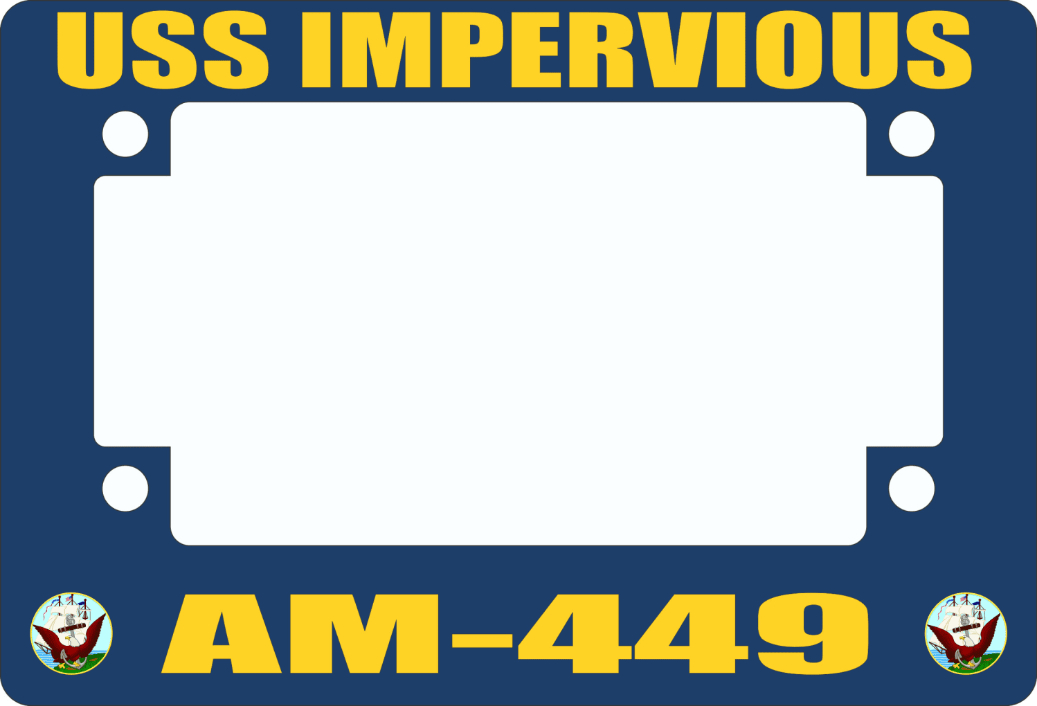 USS Impervious AM-449 Motorcycle Frame