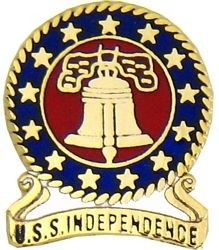 USS Independence Lapel Pin