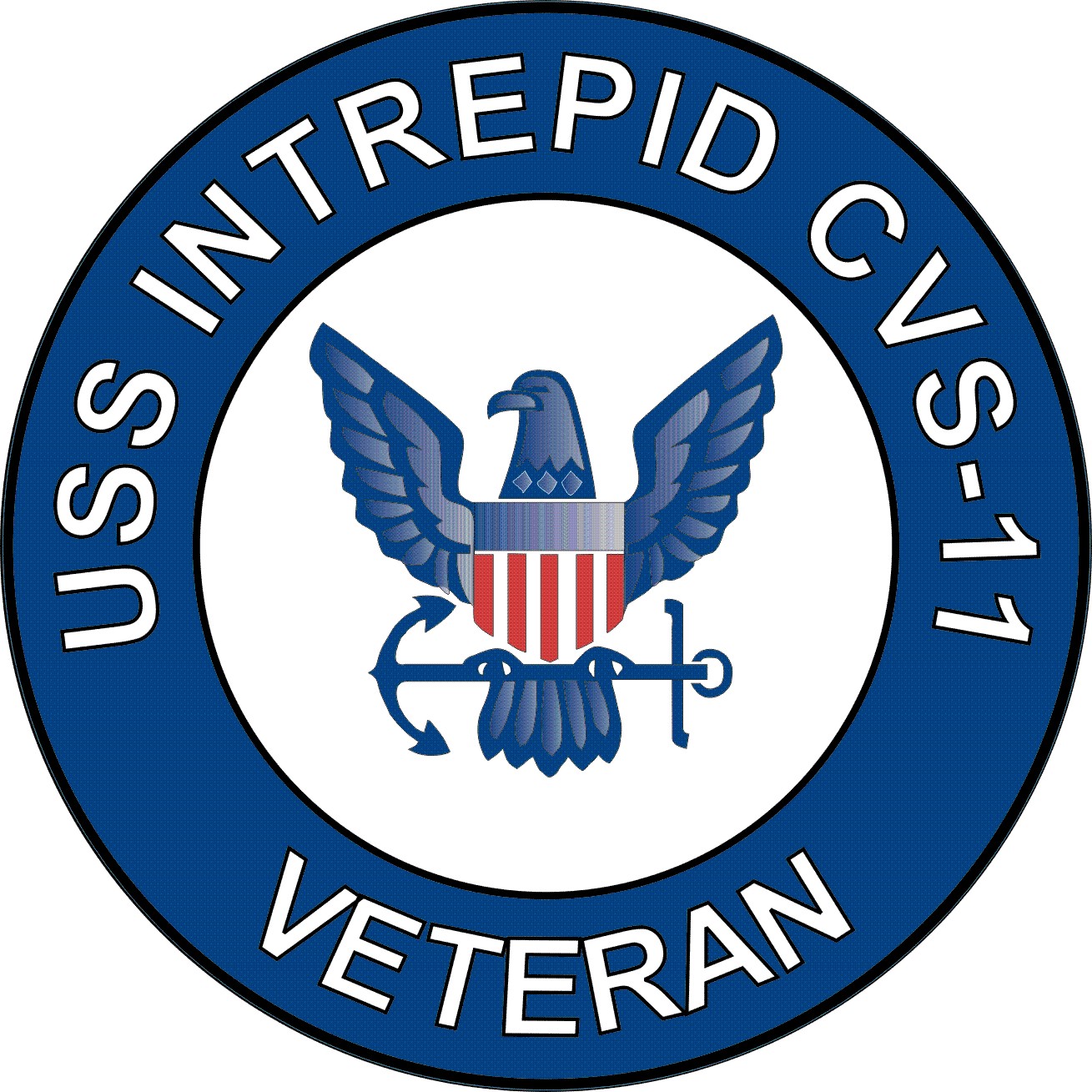 USS Intrepid CVS-11 Veteran Sticker Decal