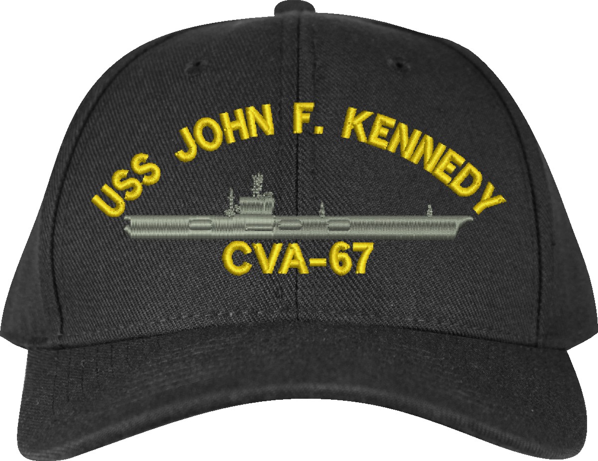 USS John F. Kennedy CVA-67 U.S. Made Cap