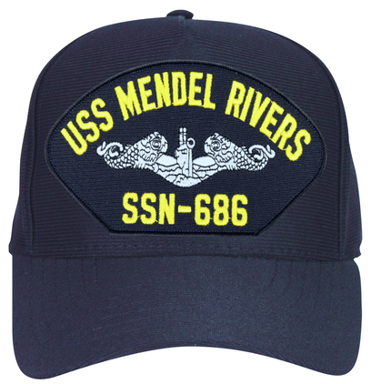 USS L. Mendel Rivers SSN-686 ( Silver Dolphins ) Submarine Enlisted Cap