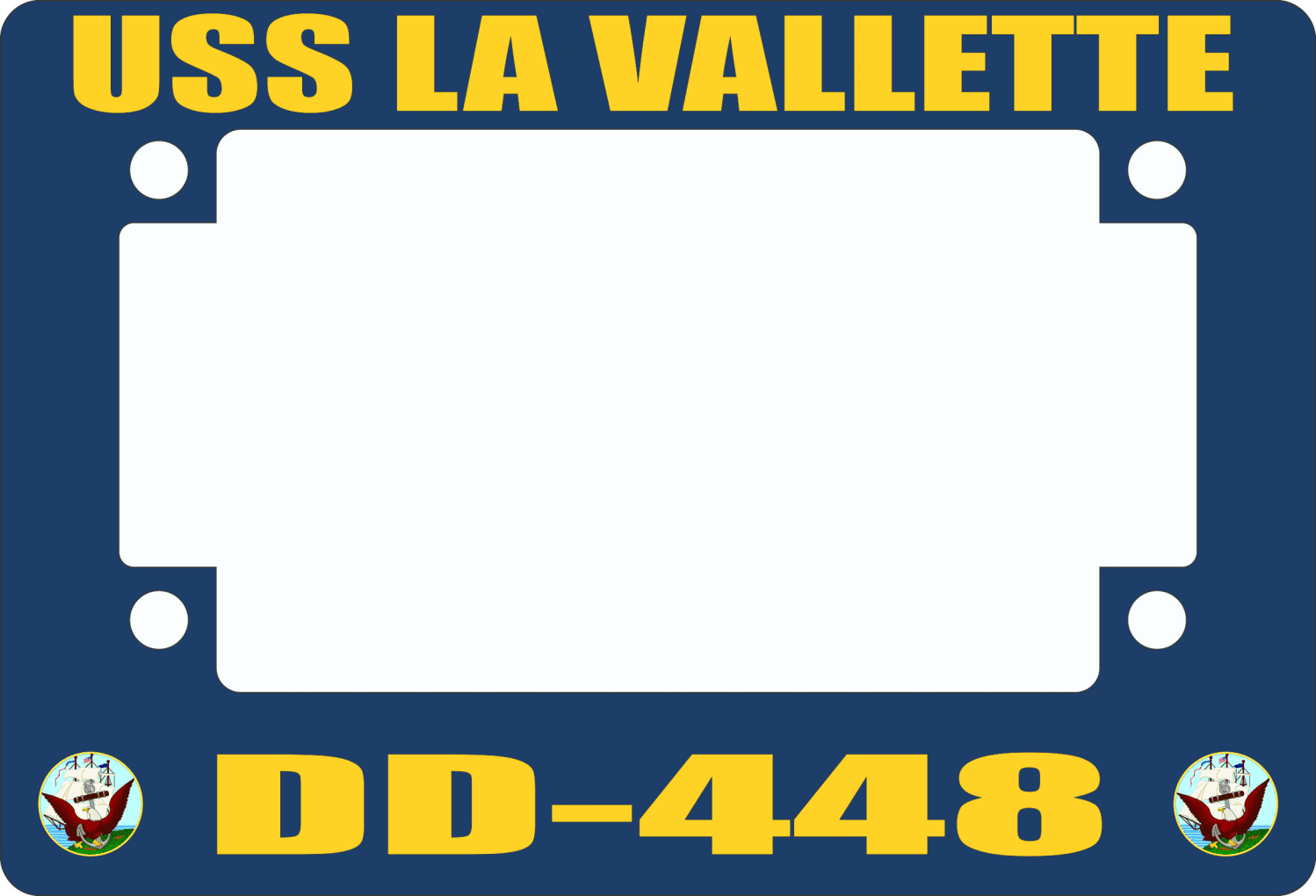 USS La Vallette DD-448 Motorcycle Frame