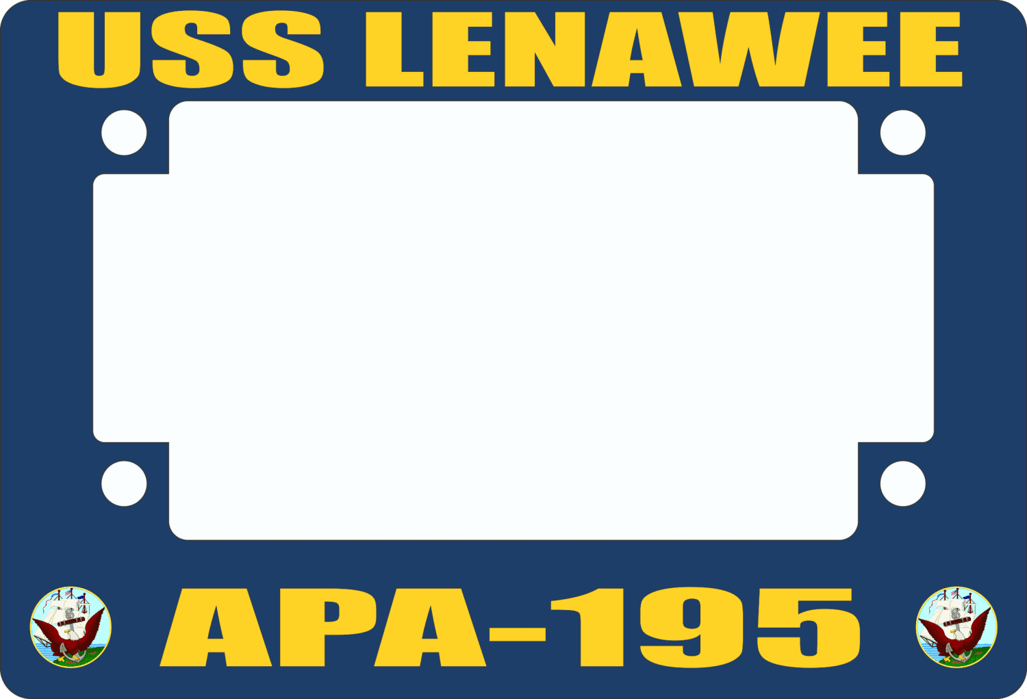 USS Lenawee APA-195 Motorcycle Frame