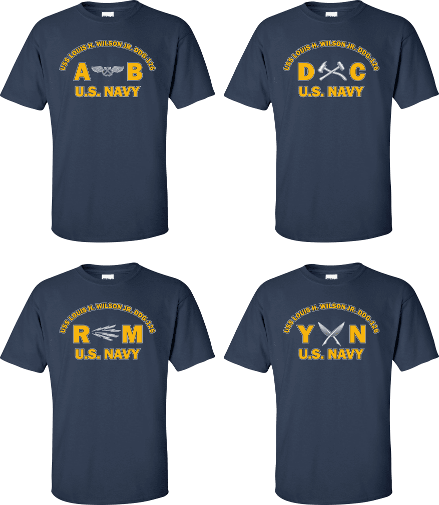 USS LOUIS H. WILSON JR. DDG-126 Rates Apparel