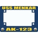 USS Menkar AK-123 Motorcycle Frame