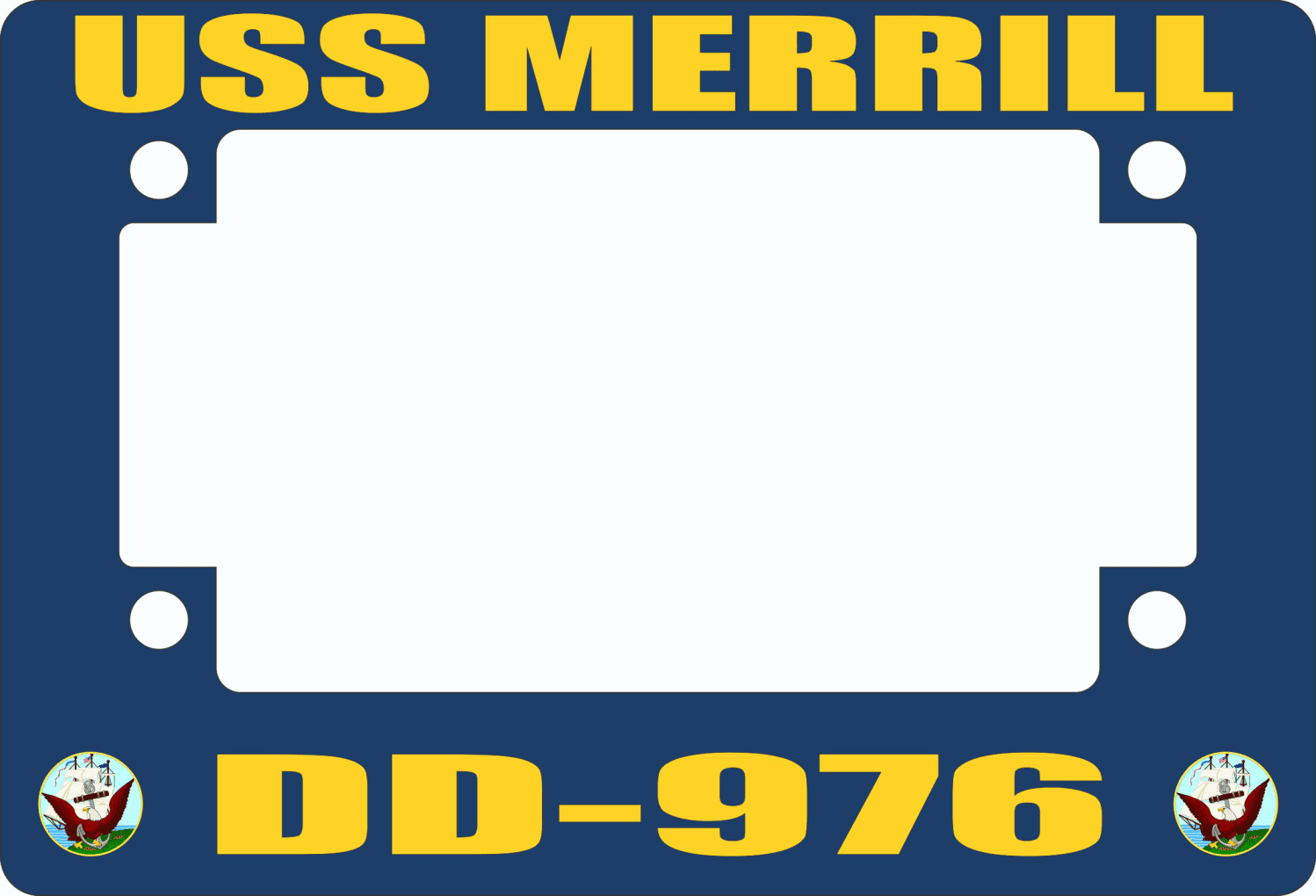 USS Merrill DD-976 Motorcycle Frame