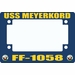 USS Meyerkord FF-1058 Motorcycle Frame