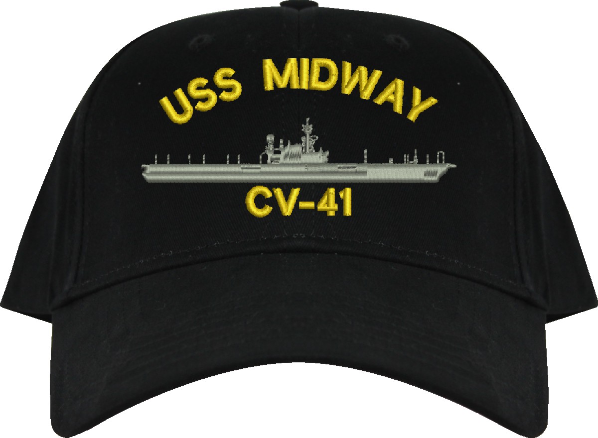 USS Midway CV-41 Imported Cap