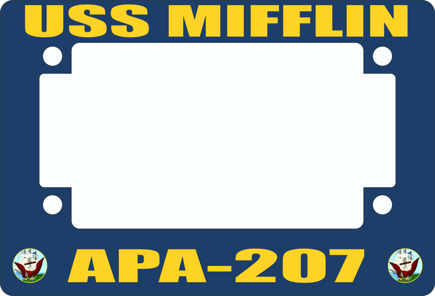 USS Mifflin APA-207 Motorcycle Frame